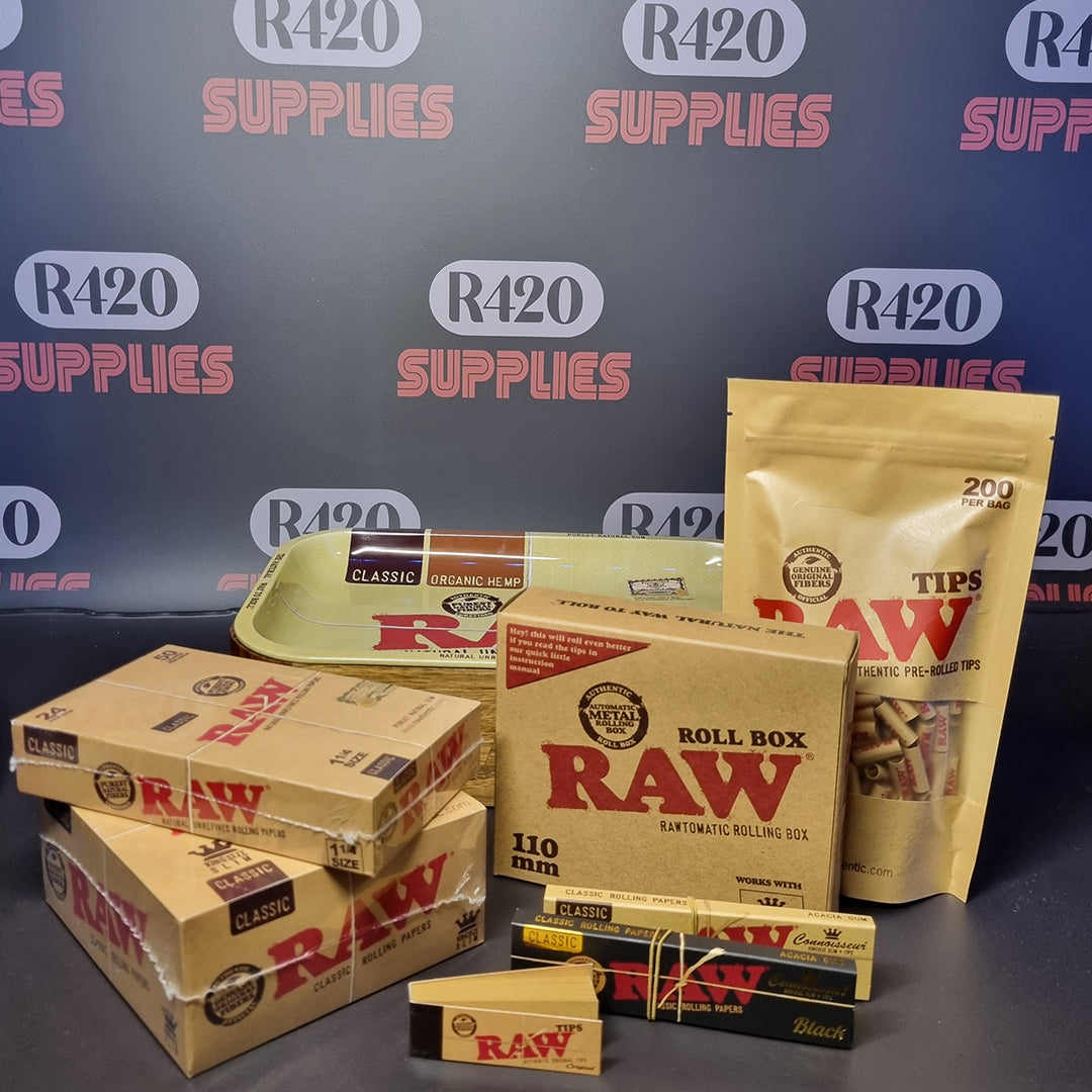 RAW Ireland - Rolling Papers, Accessories & Clothing – R420 Supplies