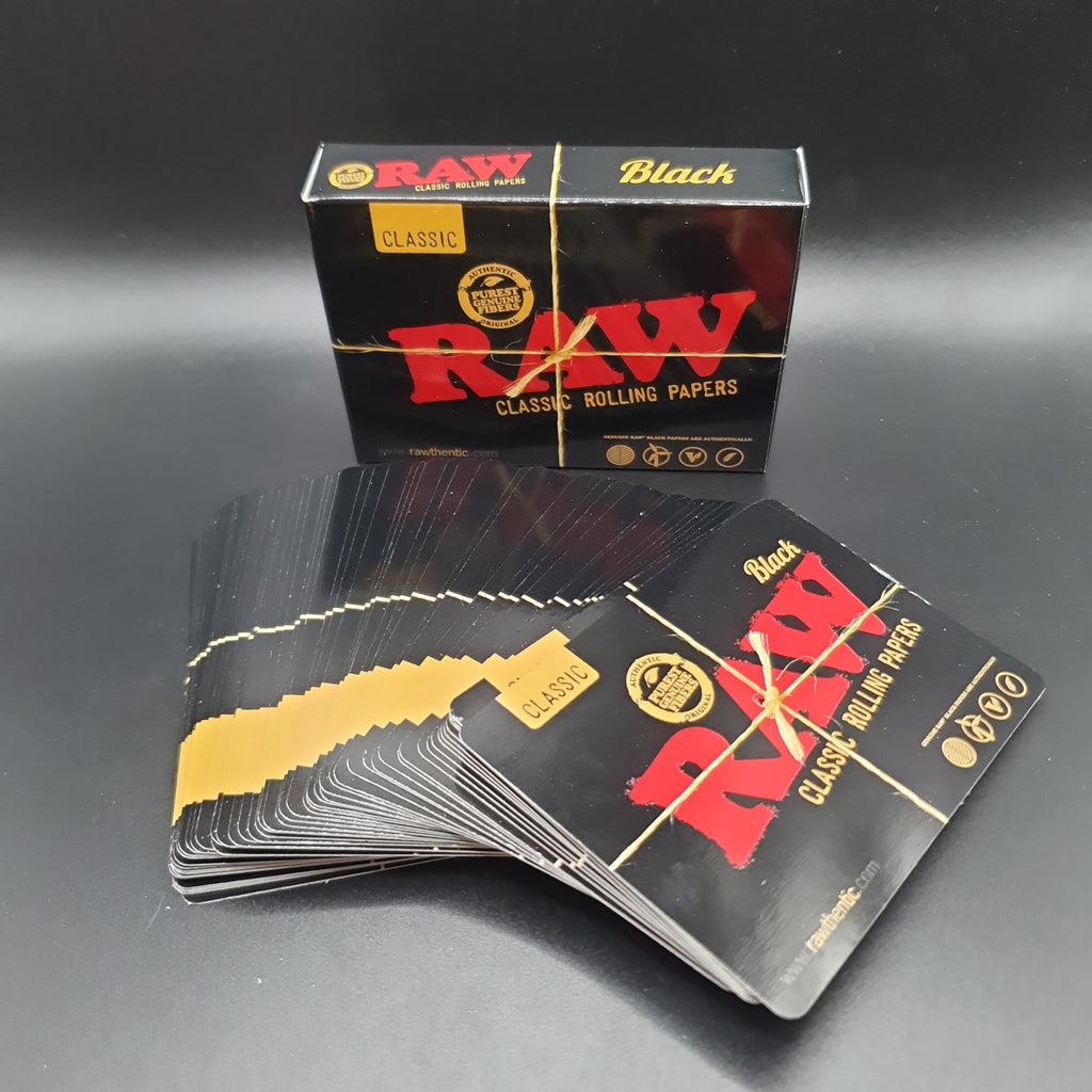 RAW Black Playing Cards – R420 Supplies