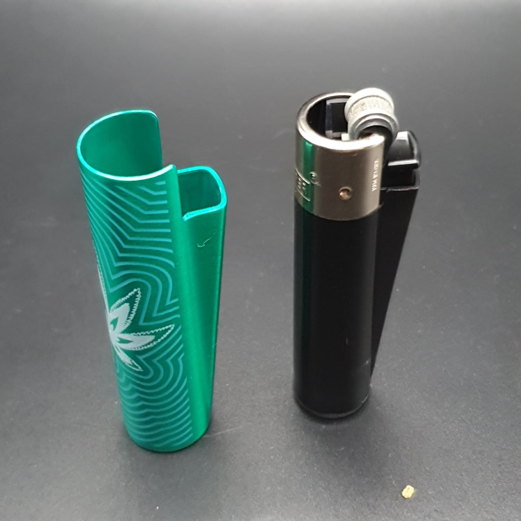 Mini Clipper Lighter With Metal Outer Sleeve - Minimal Weed – R420 Supplies