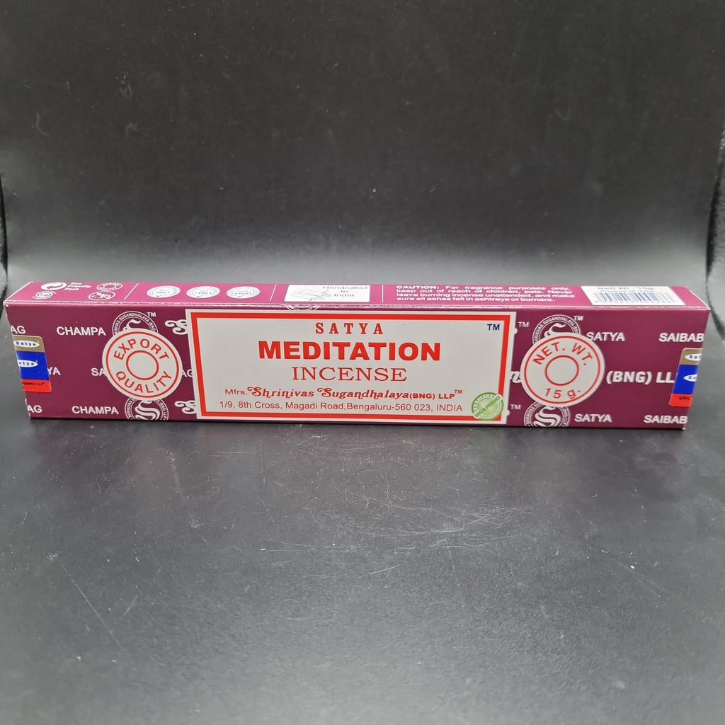 Satya Incense Sticks - Meditation – R420 Supplies
