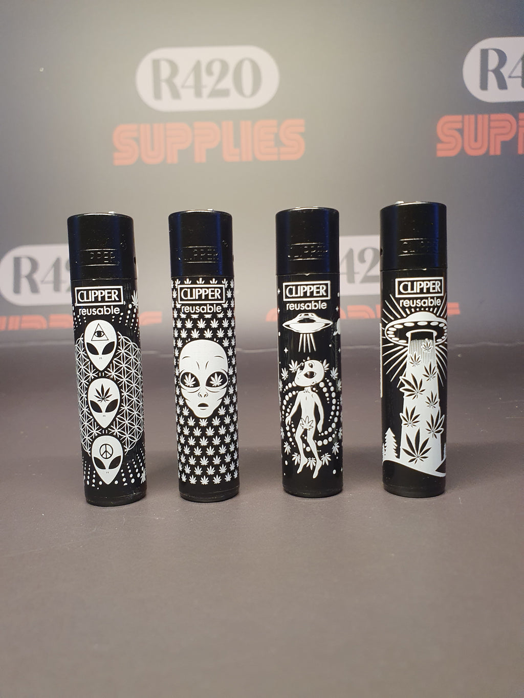Clipper Lighter - 420 Aliens #2