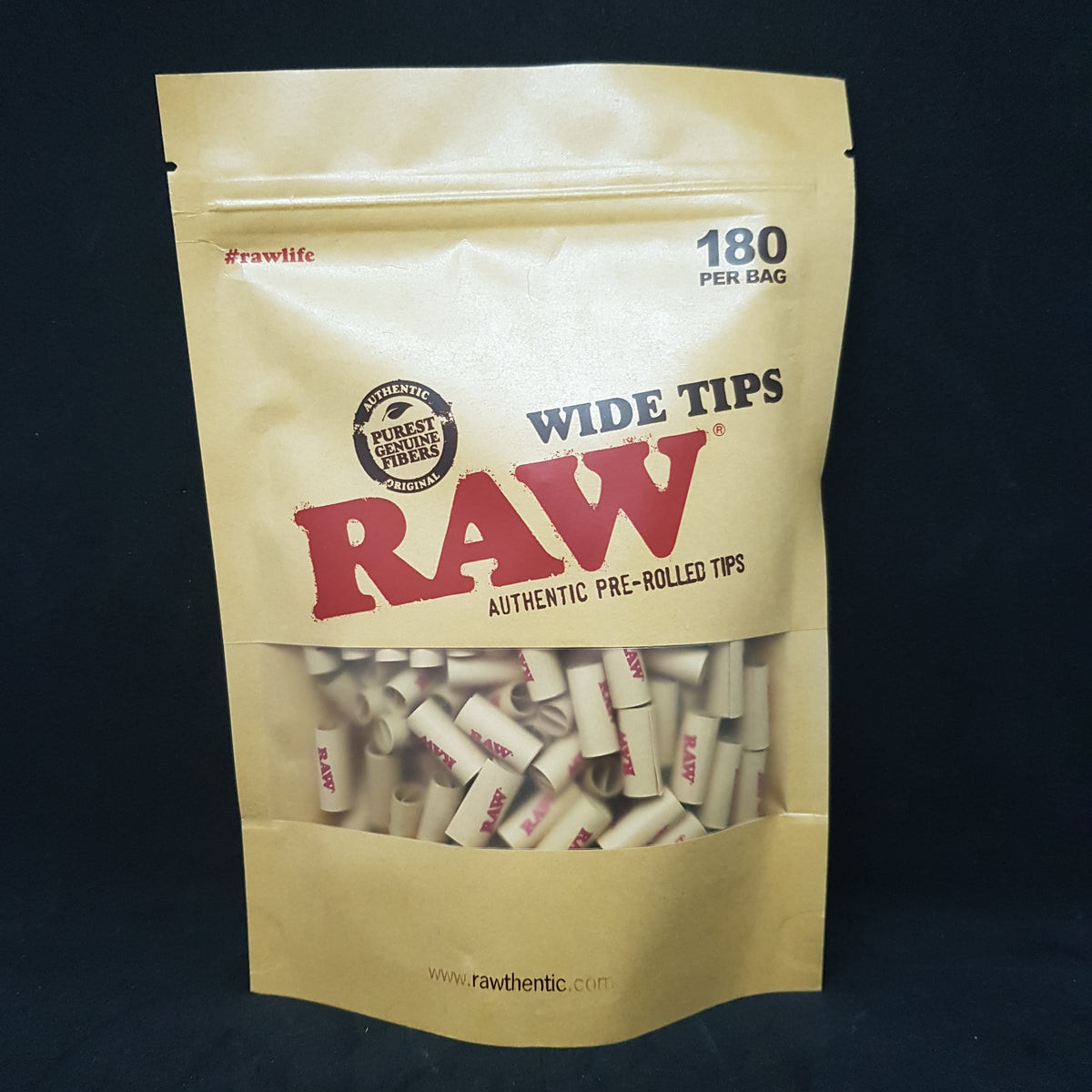 RAW Pre-Rolled WIDE Tips - Refill Bag – R420 Supplies