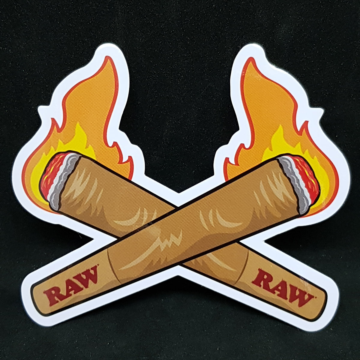 RAW Sticker Style 2 - Crossing Cones – R420 Supplies