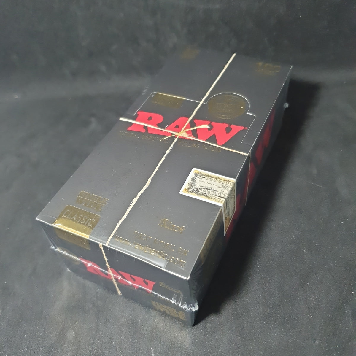 Raw Black Single Wide - Double Window - 100 Leaves – R420 Supplies