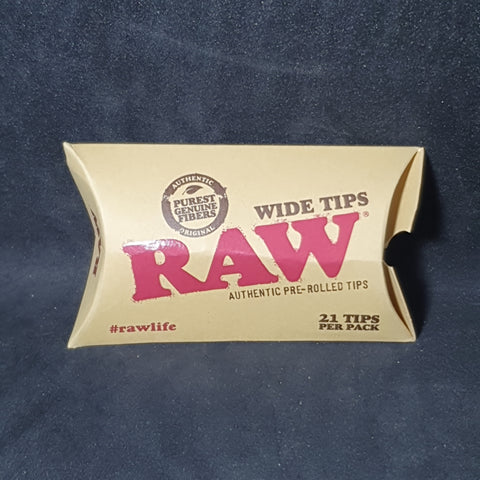 RAW Pre-Rolled WIDE Tips - 21 Pack – R420 Supplies
