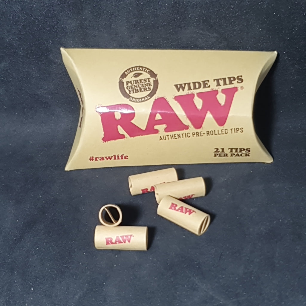 RAW Pre-Rolled WIDE Tips - 21 Pack – R420 Supplies RAW Pre-Rolled WIDE Tips - 21 Pack – R420 Supplies