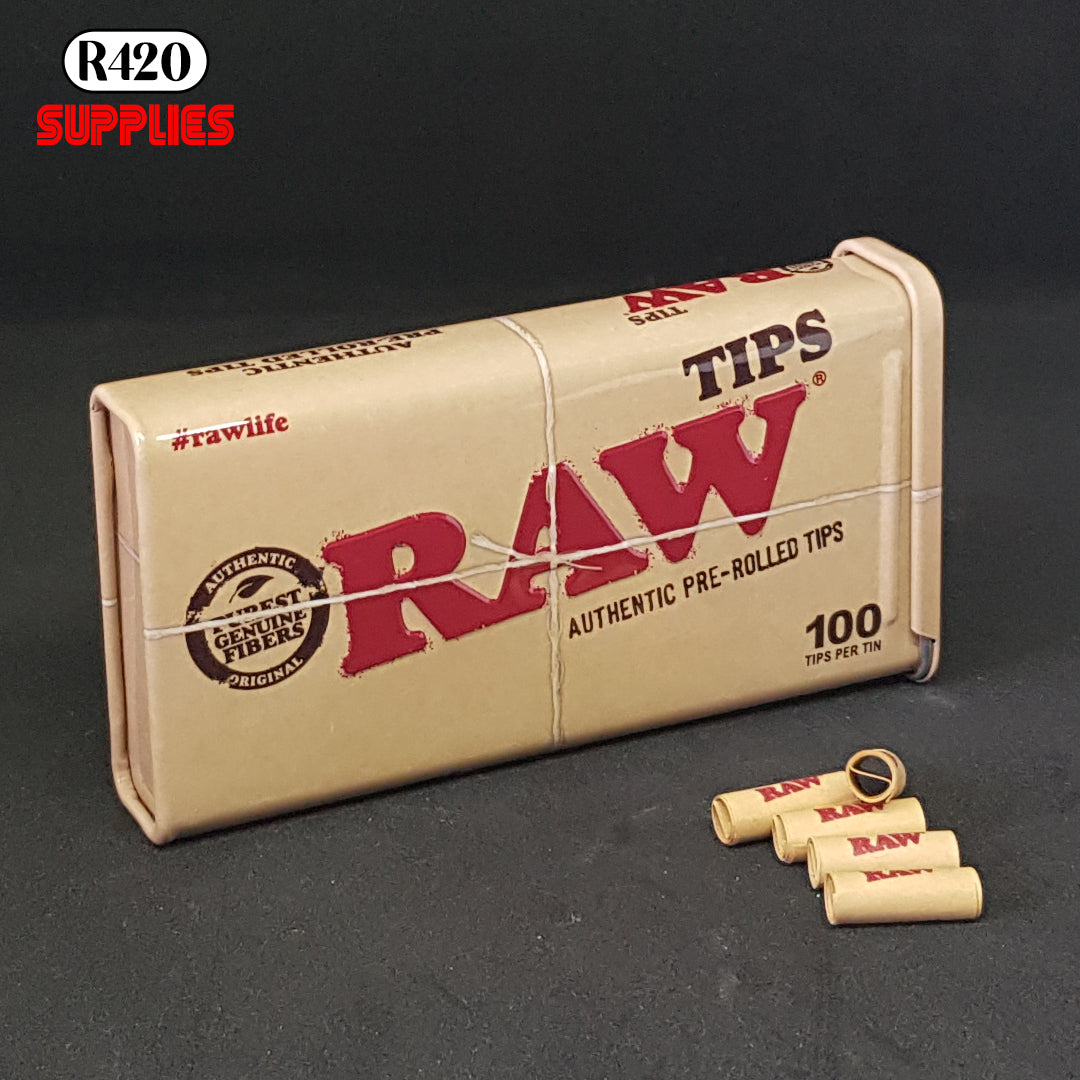 RAW Pre-Rolled Tips Tin – R420 Supplies